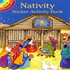 Nativity Scene Stickers-Activity Book – Christiangiftsforyou